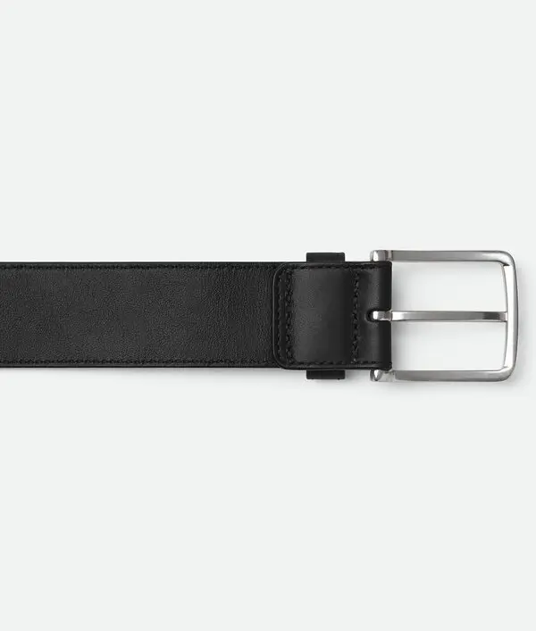 Bottega Veneta Intrecciato Belt - Black
