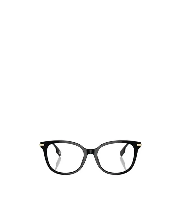 Burberry Eyeglasses With Geometric Frames - Black