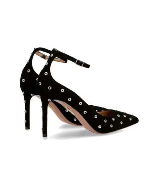 AQUAZZURA Love Affair Embellished Stiletto Pumps