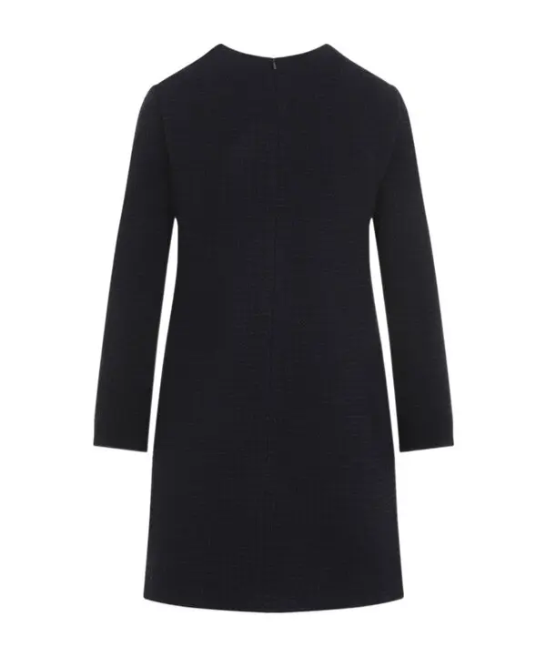 Gucci Damier Boucle Long-sleeve Dress
