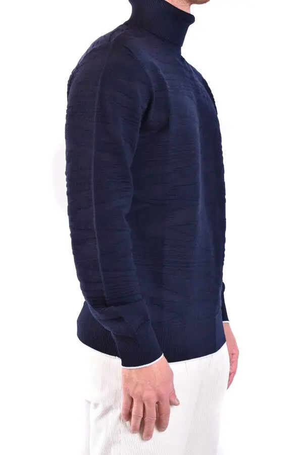 Missoni Long Sleeve High Neck Textured Sweater
