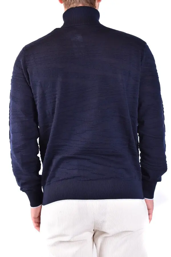 Missoni Long Sleeve High Neck Textured Sweater