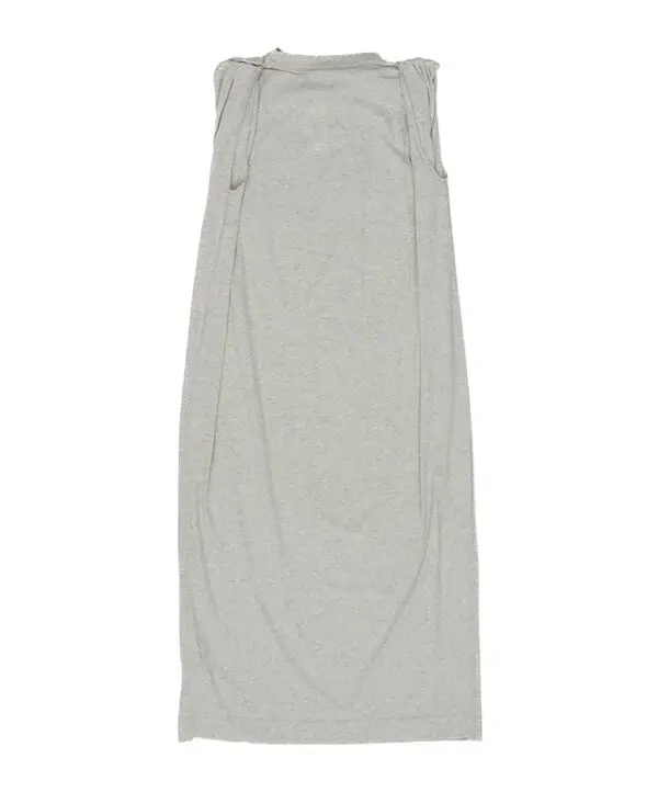 Dries Van Noten Grey Draped T-shirt Dress