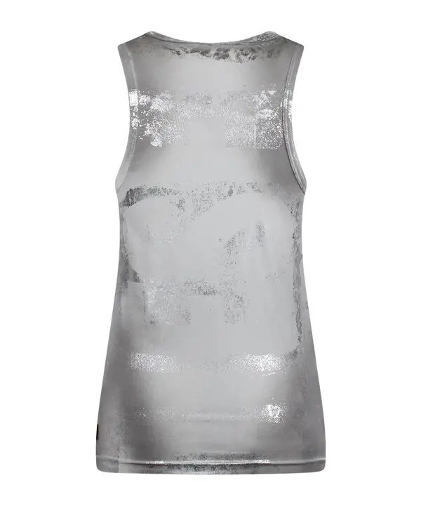 DIESEL® T-anny" Tank Top With Metallic Finish
