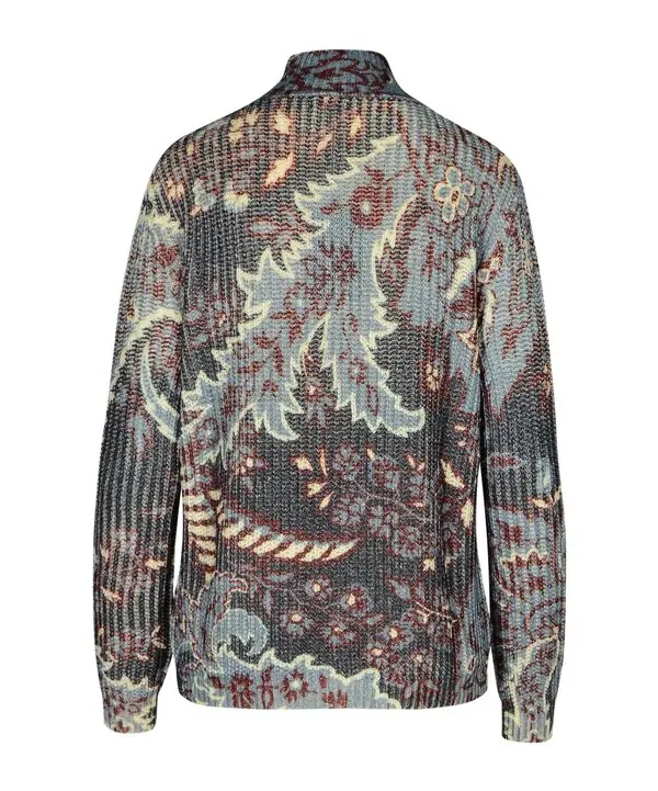Etro High Neck Printed Jumper