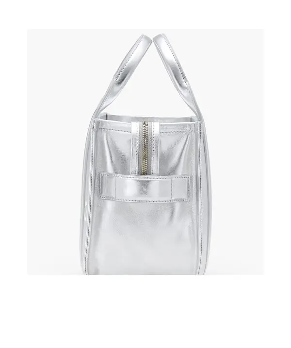 Marc Jacobs The Metallic Small Tote Bag - Silver