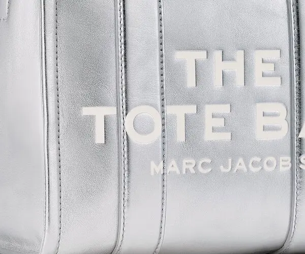 Marc Jacobs The Metallic Small Tote Bag - Silver
