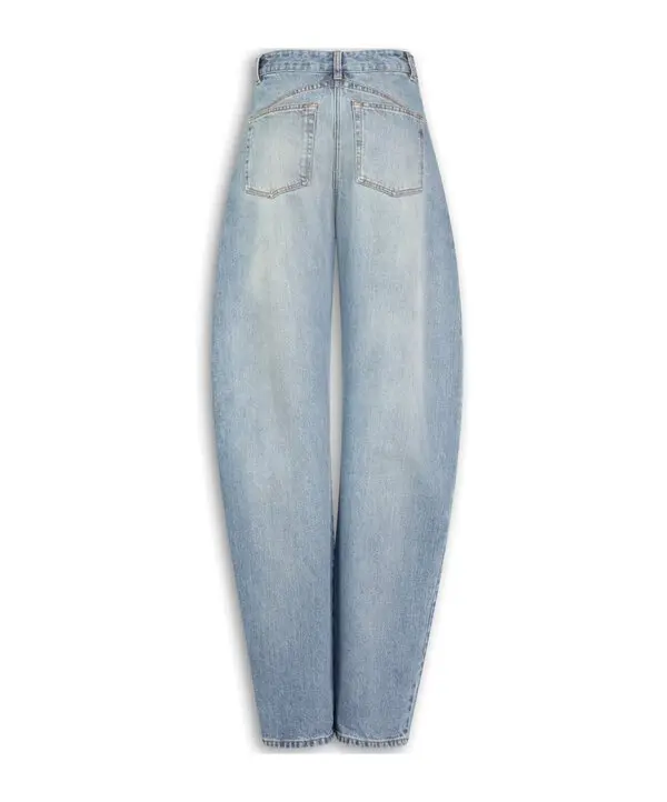 Alaïa Low-waist Round Jeans - Light Blue