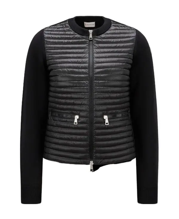 Moncler Padded Wool Cardigan