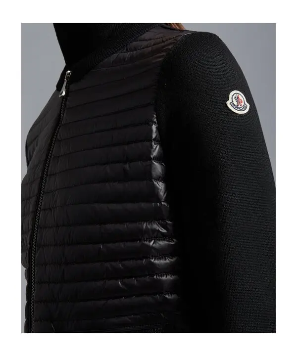 Moncler Padded Wool Cardigan