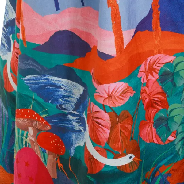 Farm Rio Sleeveless Printed Maxi Dress