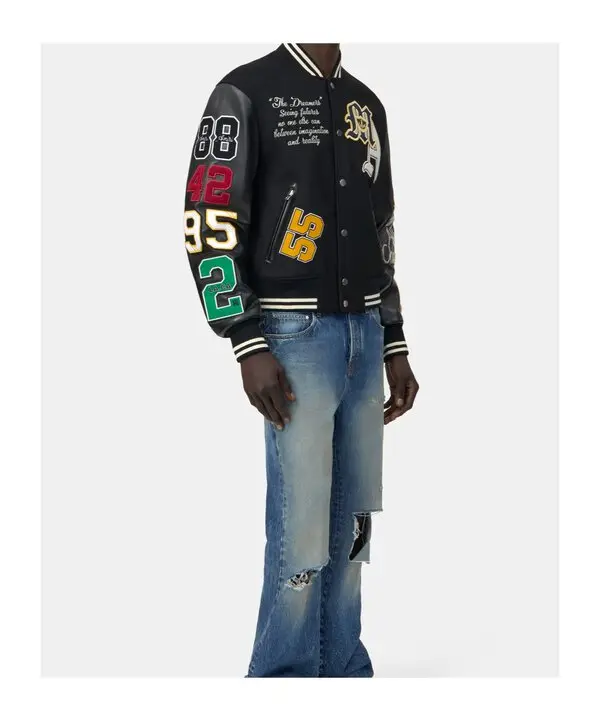 Amiri Varsity Patch Jacket - Black