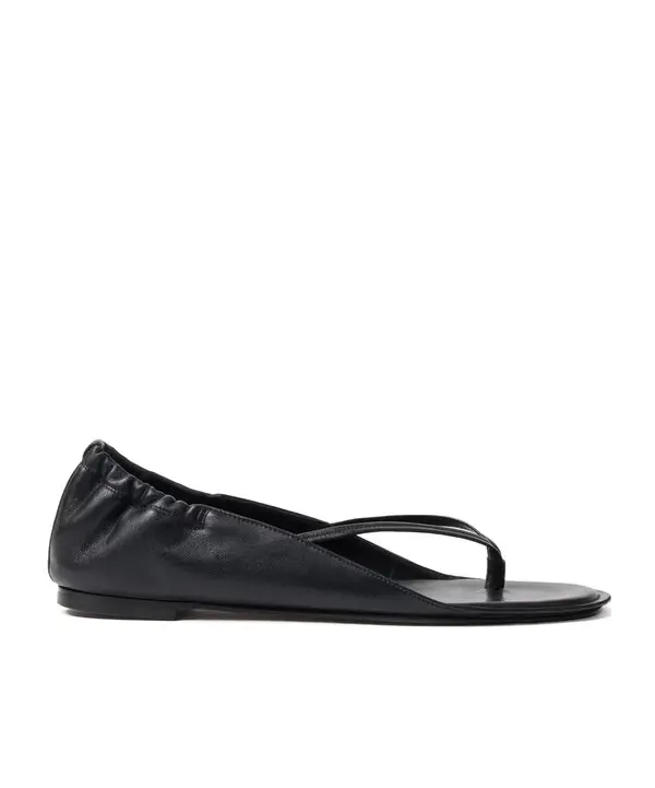 Jacquemus Flat Sandals - Black