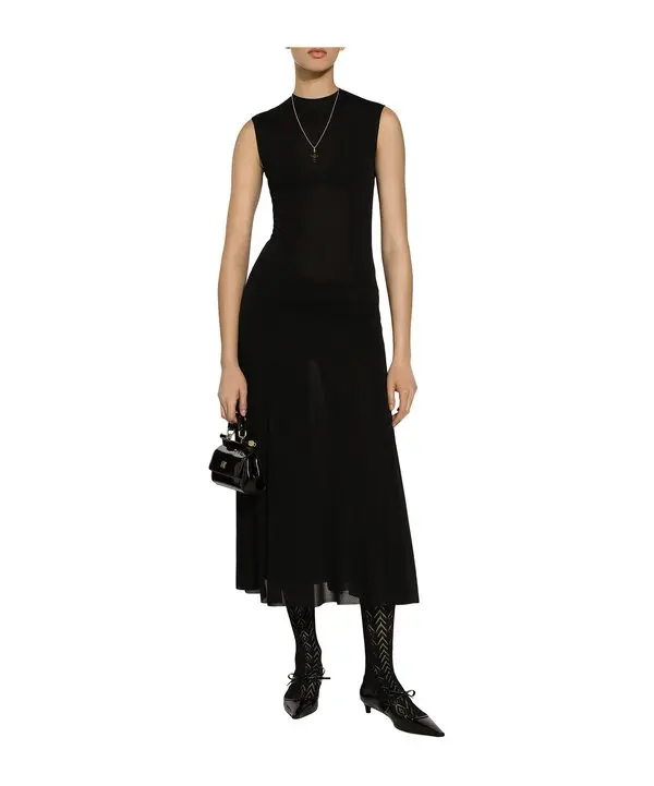 Dolce & Gabbana Sleeveless Jersey Calf-length Dress