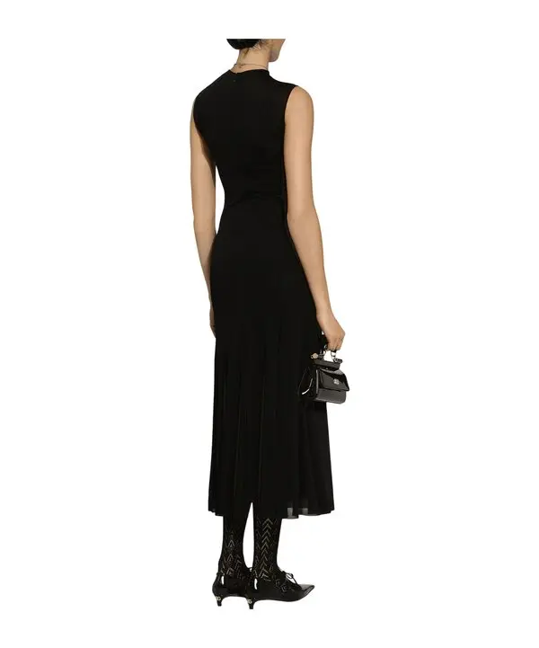 Dolce & Gabbana Sleeveless Jersey Calf-length Dress