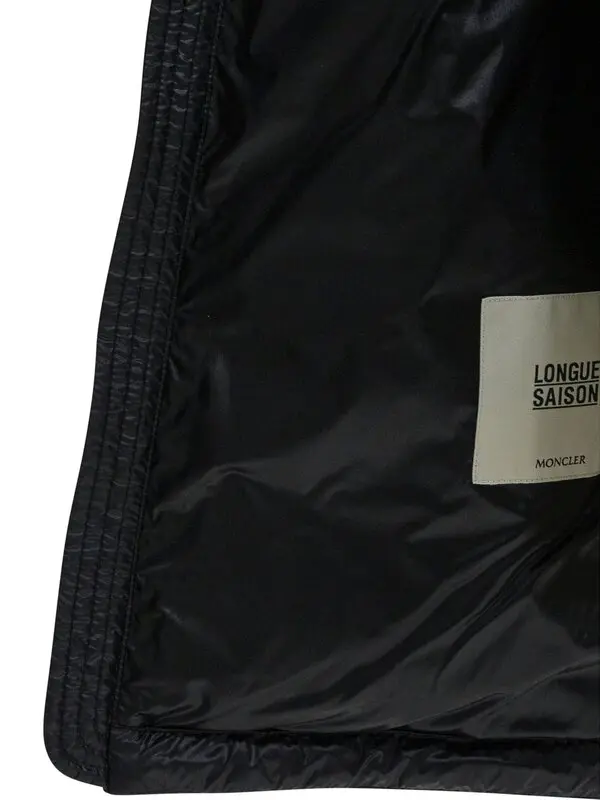 Moncler Padded Zip-up Jacket - Navy Blue
