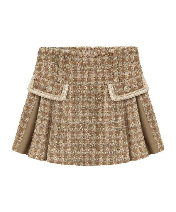 Marissa Chiara Plaid Mini Skirt
