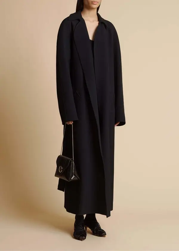 Khaite Long-sleeved Belted Windbreaker