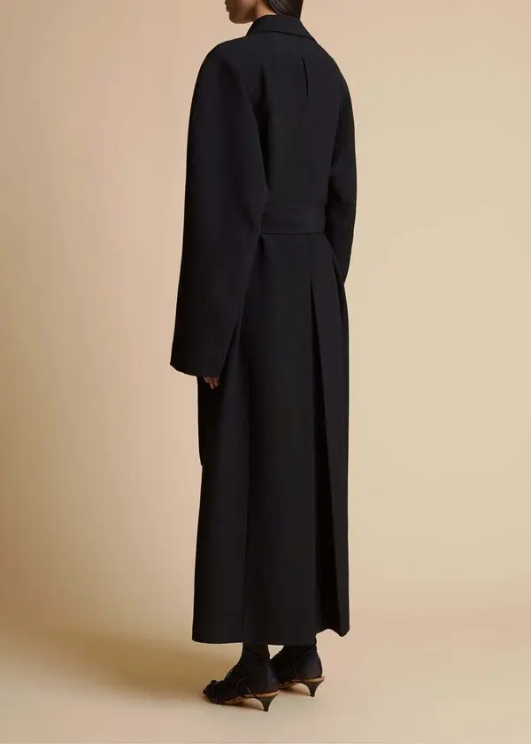 Khaite Long-sleeved Belted Windbreaker