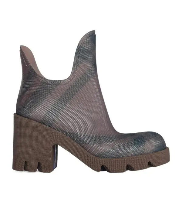 Burberry Checked Ankle Boots