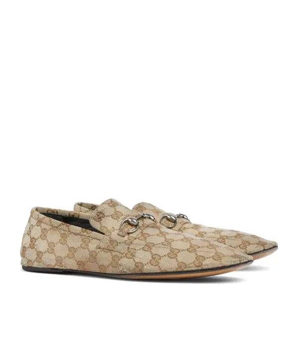 Gucci Horsebit Loafers - Sand