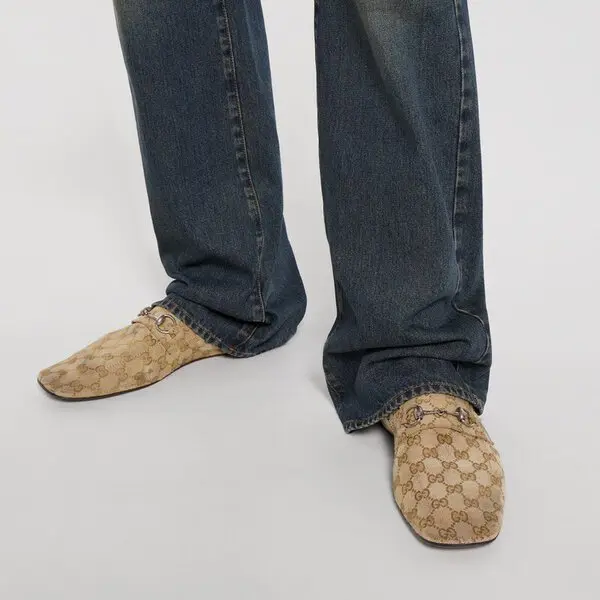 Gucci Horsebit Loafers - Sand