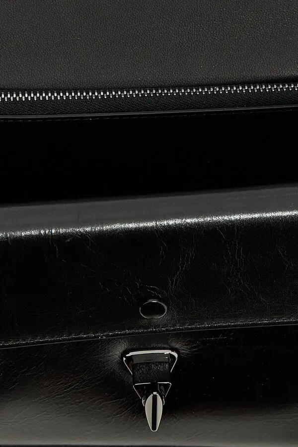 Valentino Garavani Vlogo Plaque Foldover Shoulder Bag