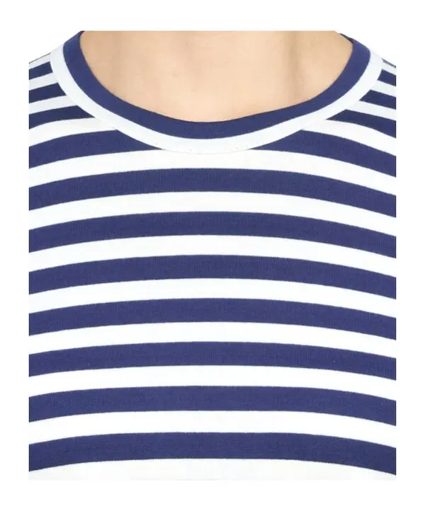 Play Comme Des Garcon X Invader Pixelated-heart Striped Long Sleeve Top