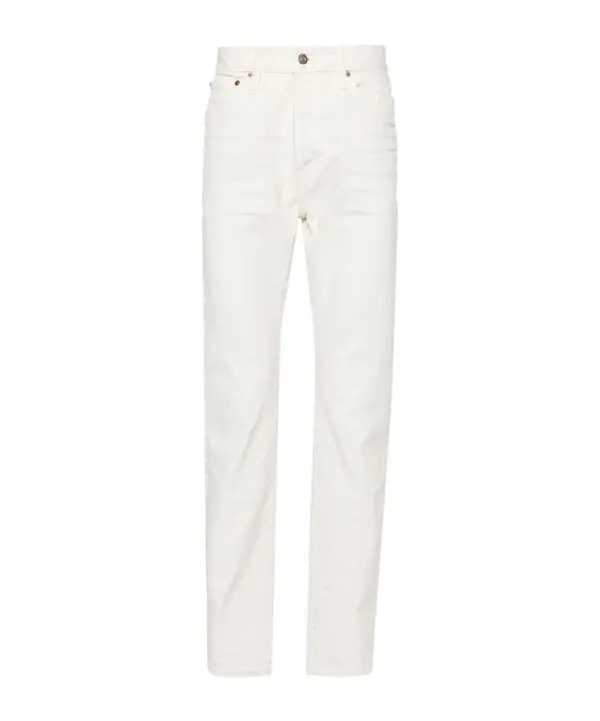 TOM FORD Denim Pants - Chalk White