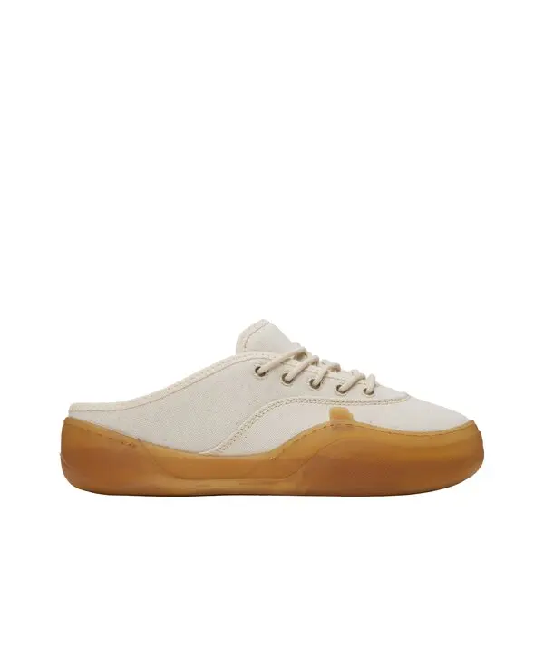 ERL Low Skate Mule Sneakers With Contrast Sole - Brown
