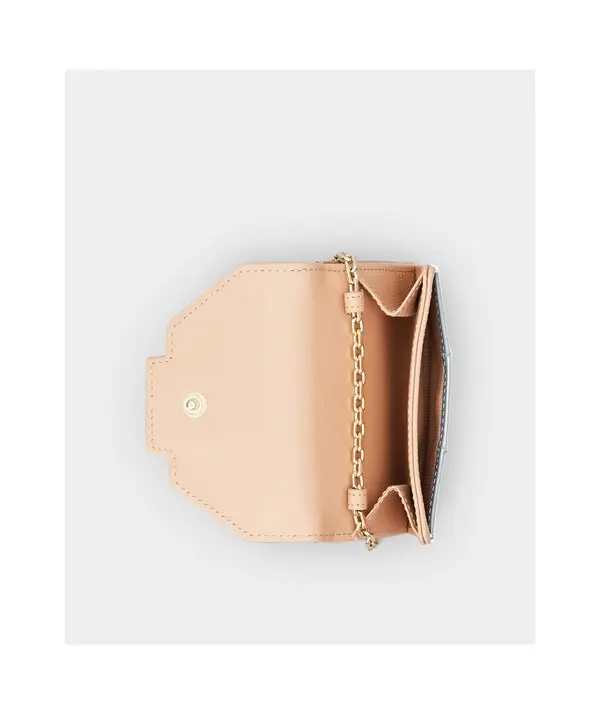 ROGER VIVIER Gem-embellished Chain Wallet - Grey