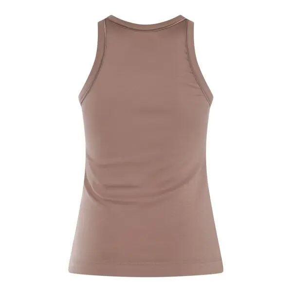Brunello Cucinelli Ribbed Jersey Tank Top - Light Brown
