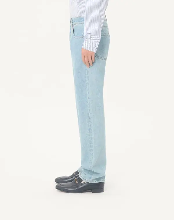Valentino Garavani Straight-leg Jeans - Blue
