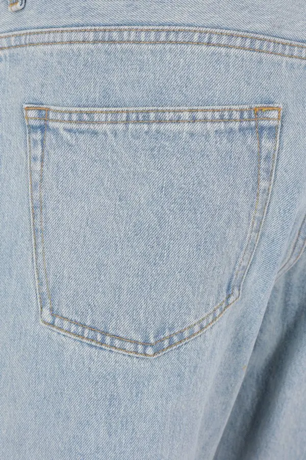 Valentino Garavani Logo Patch Straight Leg Jeans