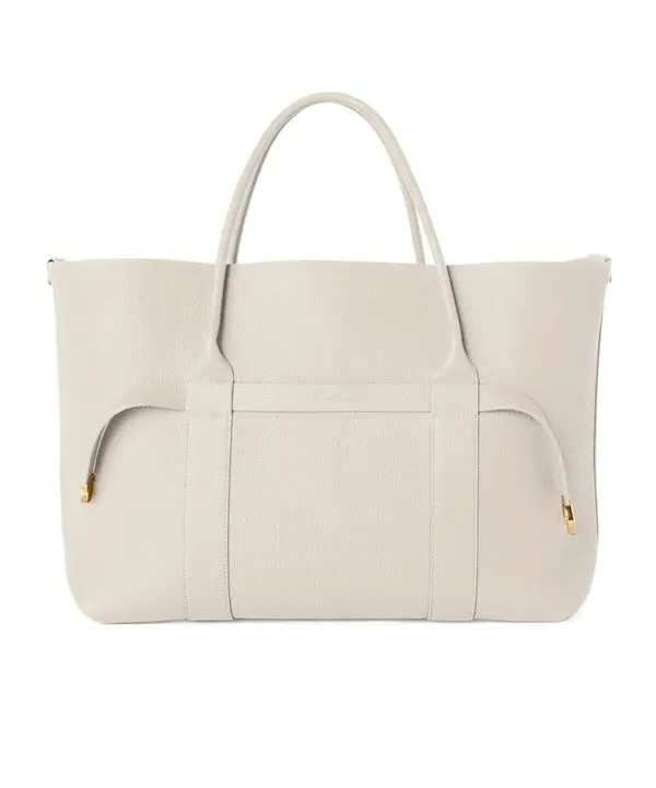 Loro Piana Logo-embossed Tote Bag - Light Travertine/sun Gold