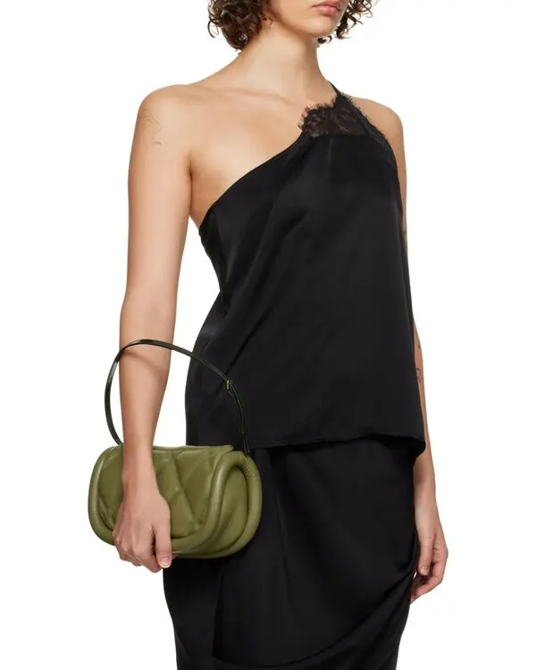 J.W.ANDERSON Jw Anderson One-shoulder Lace Trimmed Top