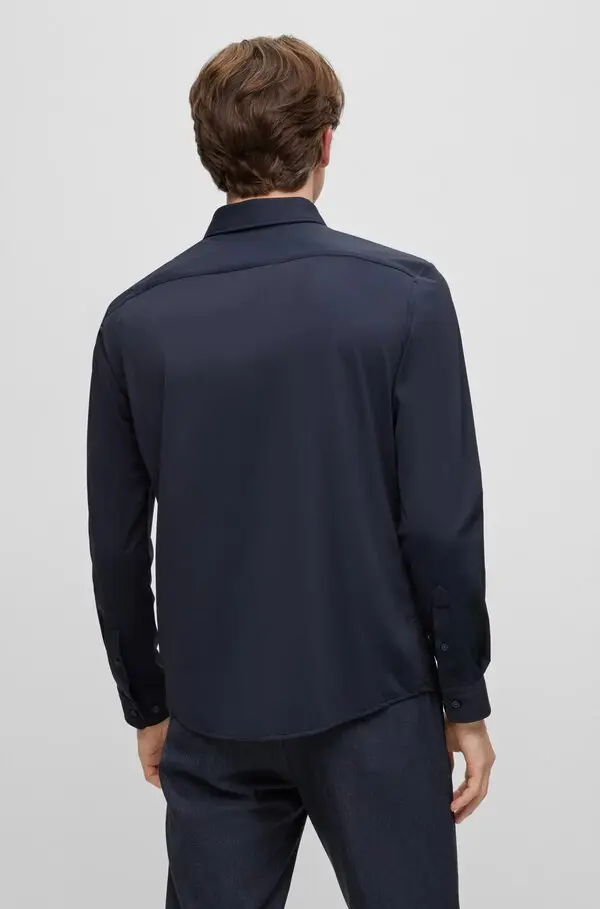 Hugo Boss Single-breasted Shirt - Black