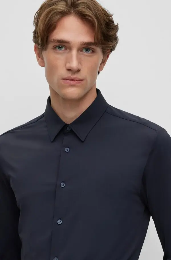 Hugo Boss Single-breasted Shirt - Black