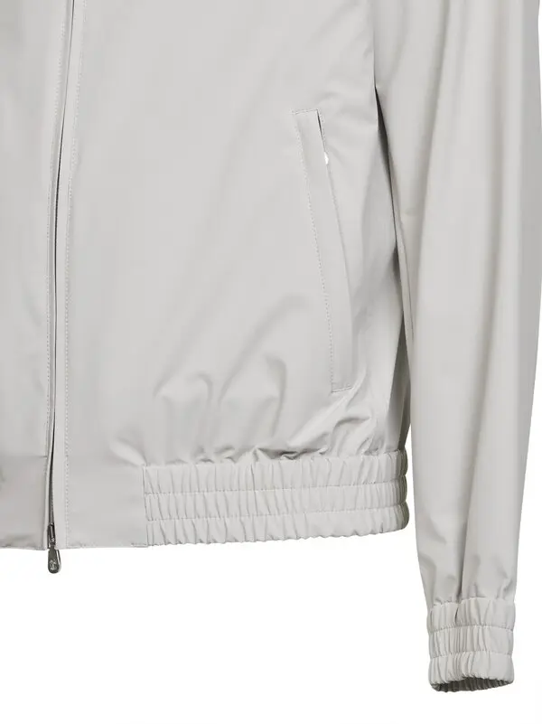 Brunello Cucinelli Elasticated Hem Zipped Bomber Jacket - No