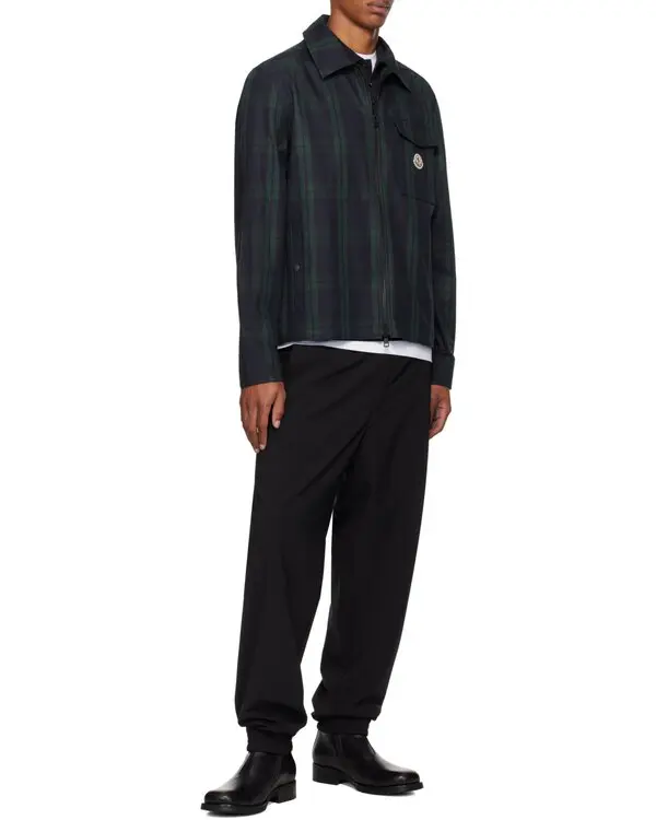 Moncler Logo Patch Jogging Pants - Black