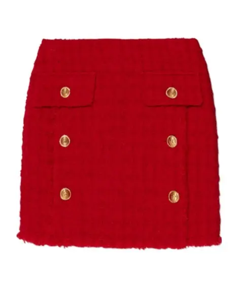 Versace Heritage Tweed Mini Skirt