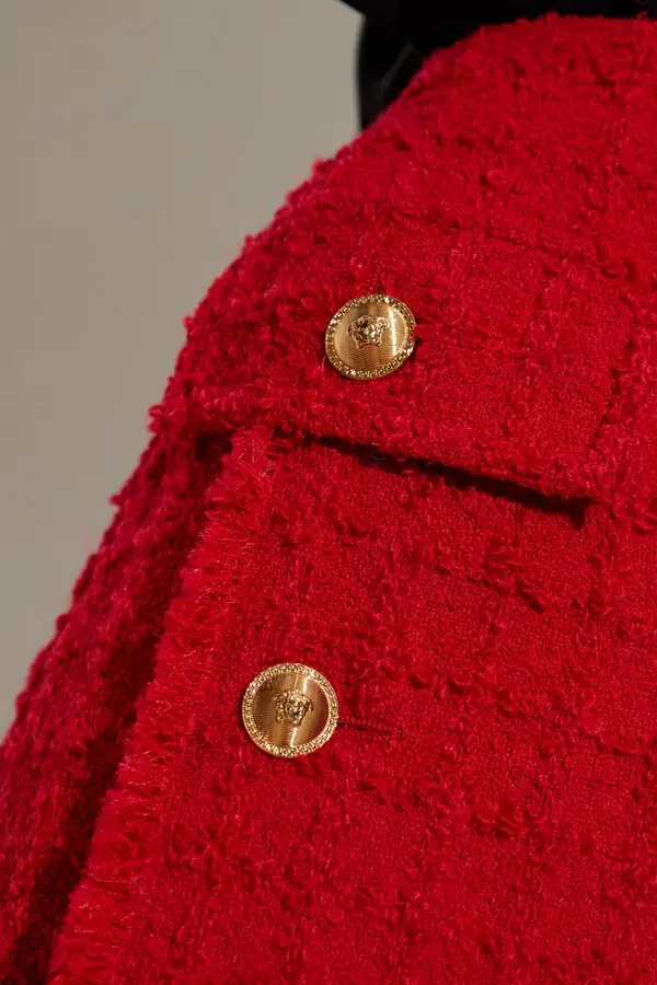 Versace Heritage Tweed Mini Skirt