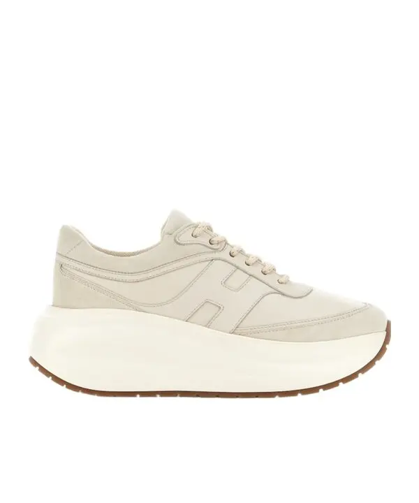 Hogan H696 Chunky Runner Sneakers - Ivory