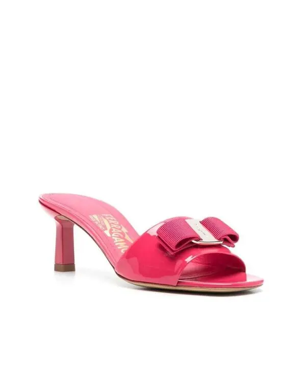 FERRAGAMO Viva Bow Slip-on Mules
