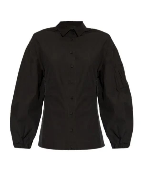 Moncler Long Sleeve Shirt With Lapels And Pockets