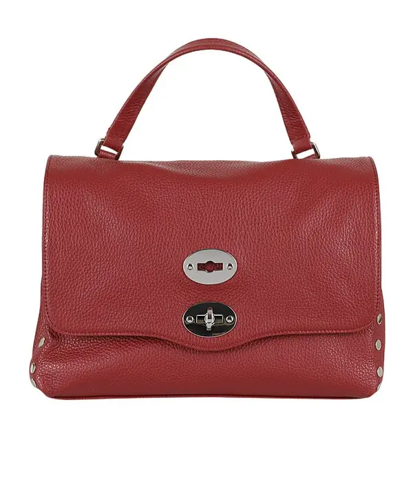 ZANELLATO Postina Twist-lock Small Top Handle Bag - Red