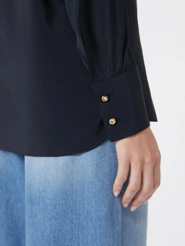 Max Mara Caco Silk Crepe De Chine Blouse