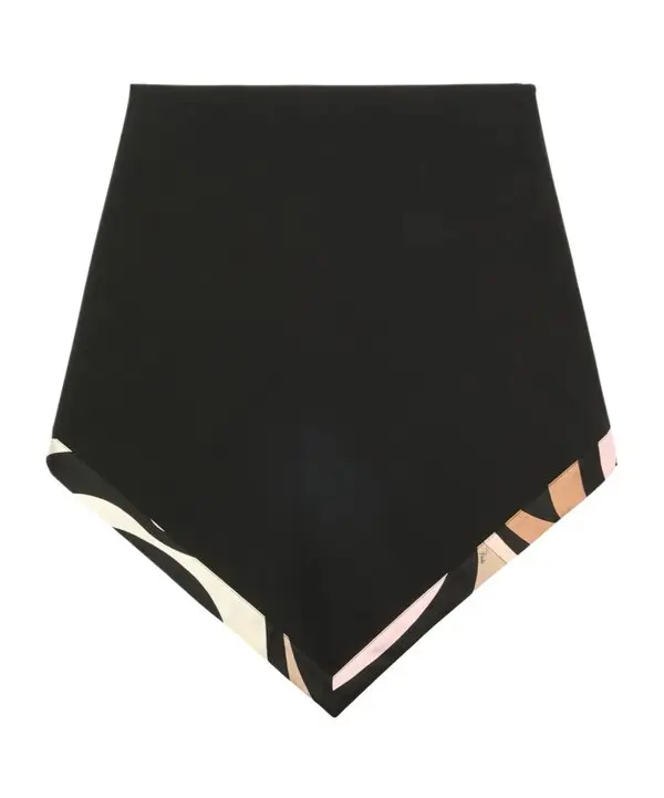 Emilio Pucci High Waist Triangle Midi Skirt