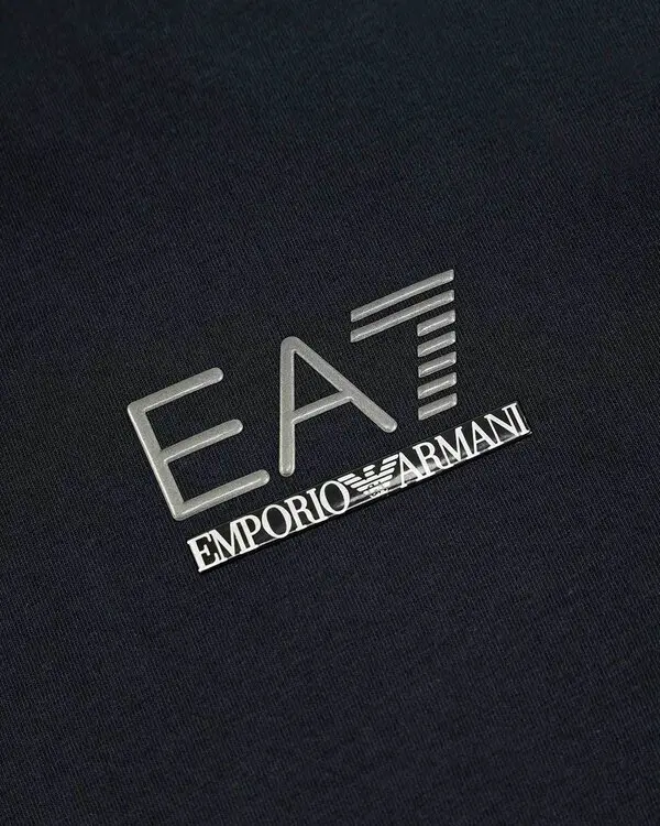 EA7 Logo T-shirt With Round Neck