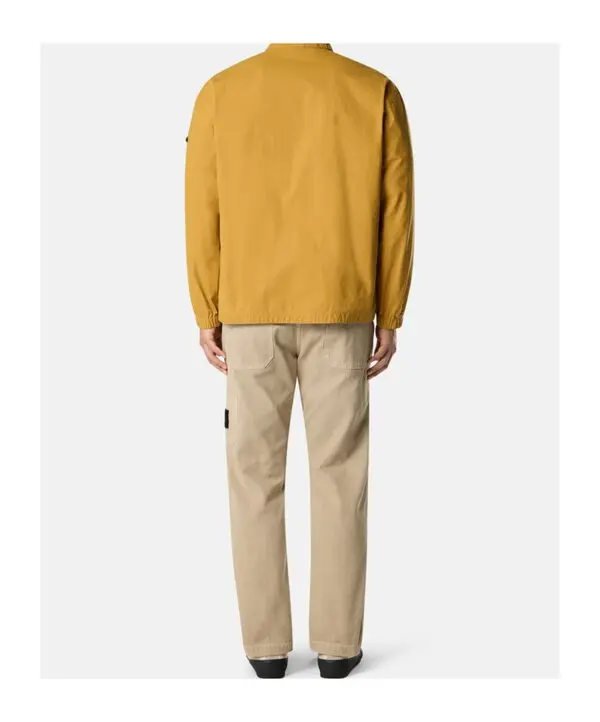 Stone Island Old Effect Cotton Trousers - Desert